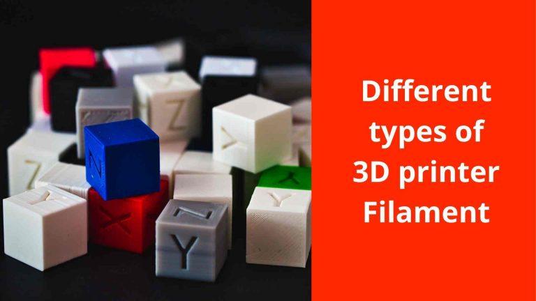 Types of 3D Printer Filament their Pros and Cons - Filamojo