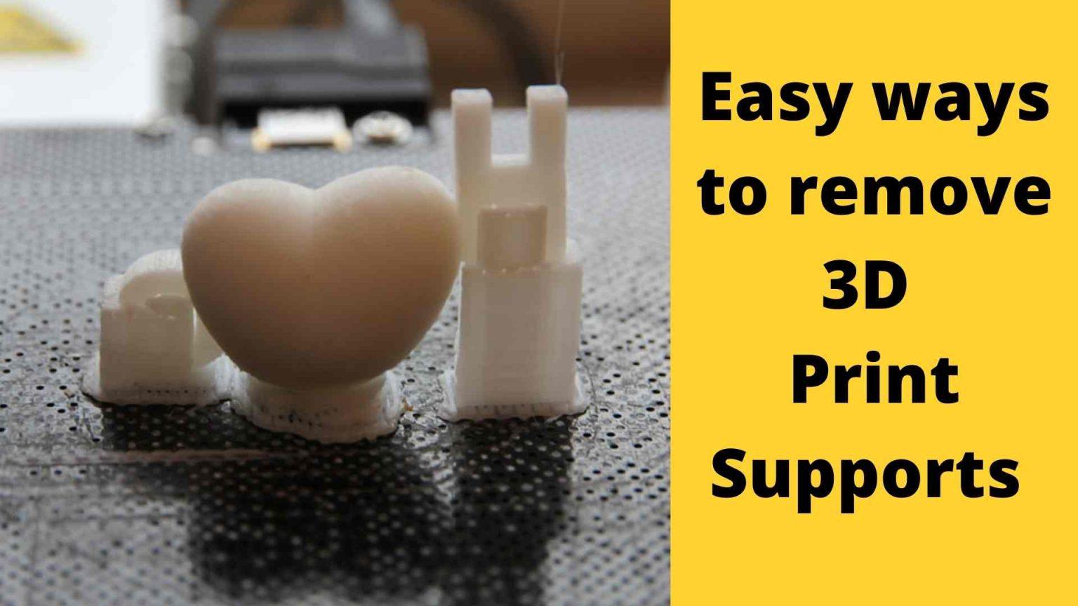 3D Printing tips for removing supports - Filamojo